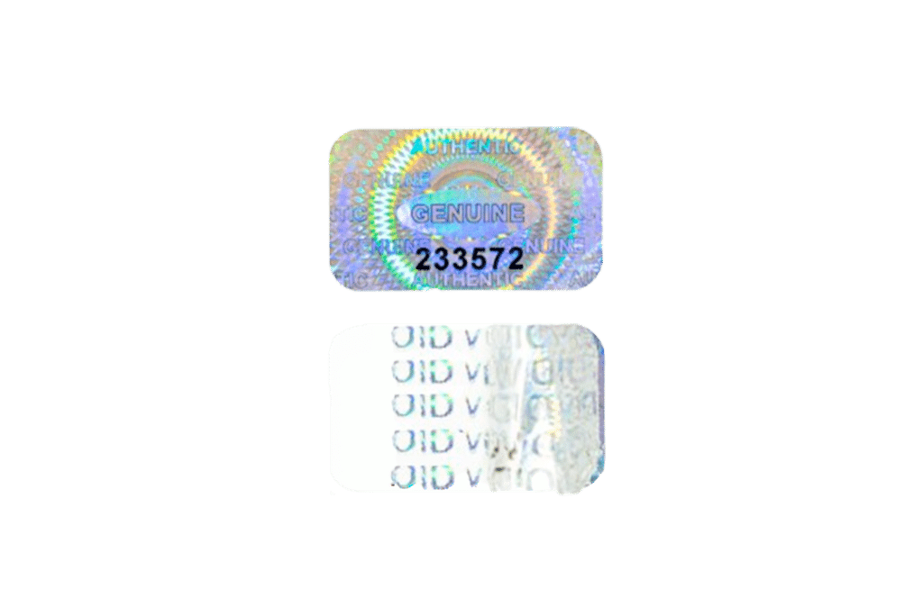 Holographic security sticker - Ke Bands Store
