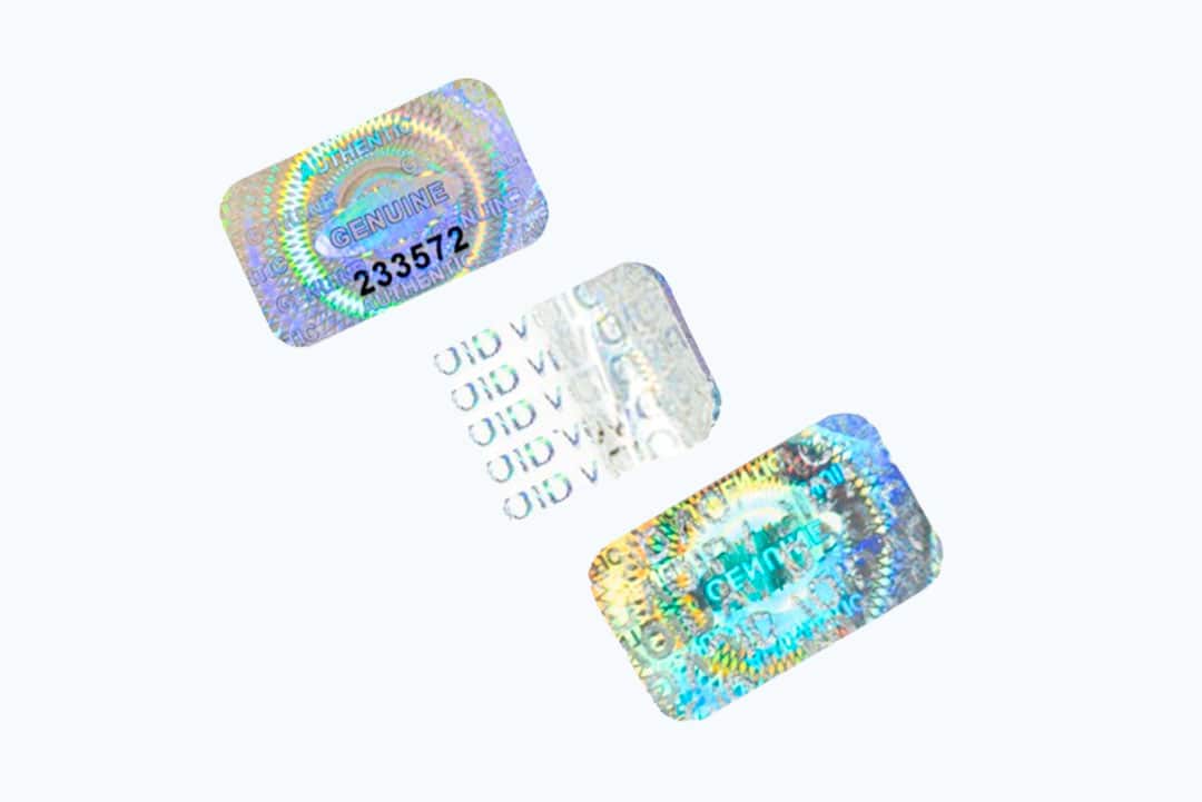 Holographic security sticker - Ke Bands Store